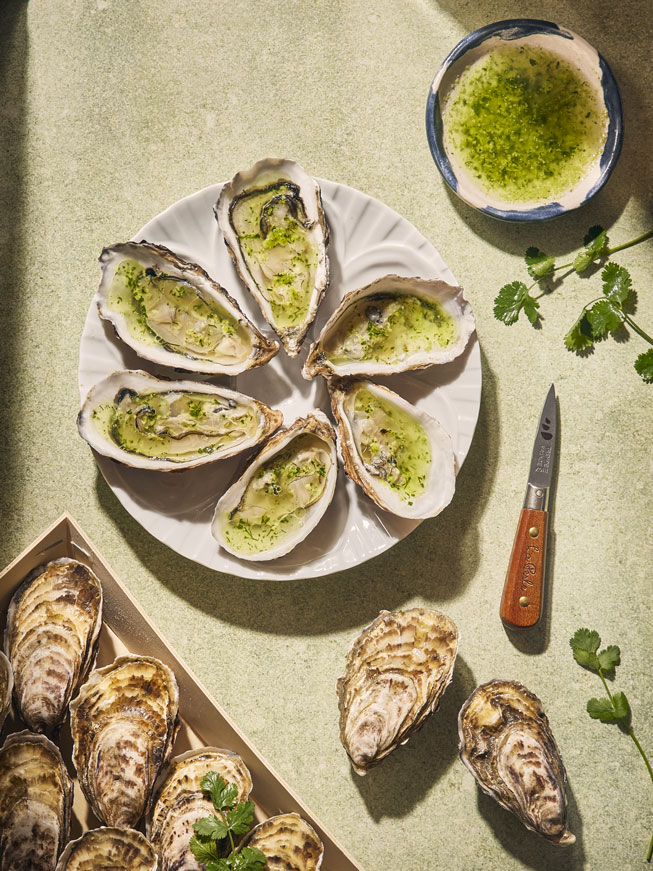 Huîtres, vinaigrette au wasabi - La perle de Marie-Jo | La perle de ...